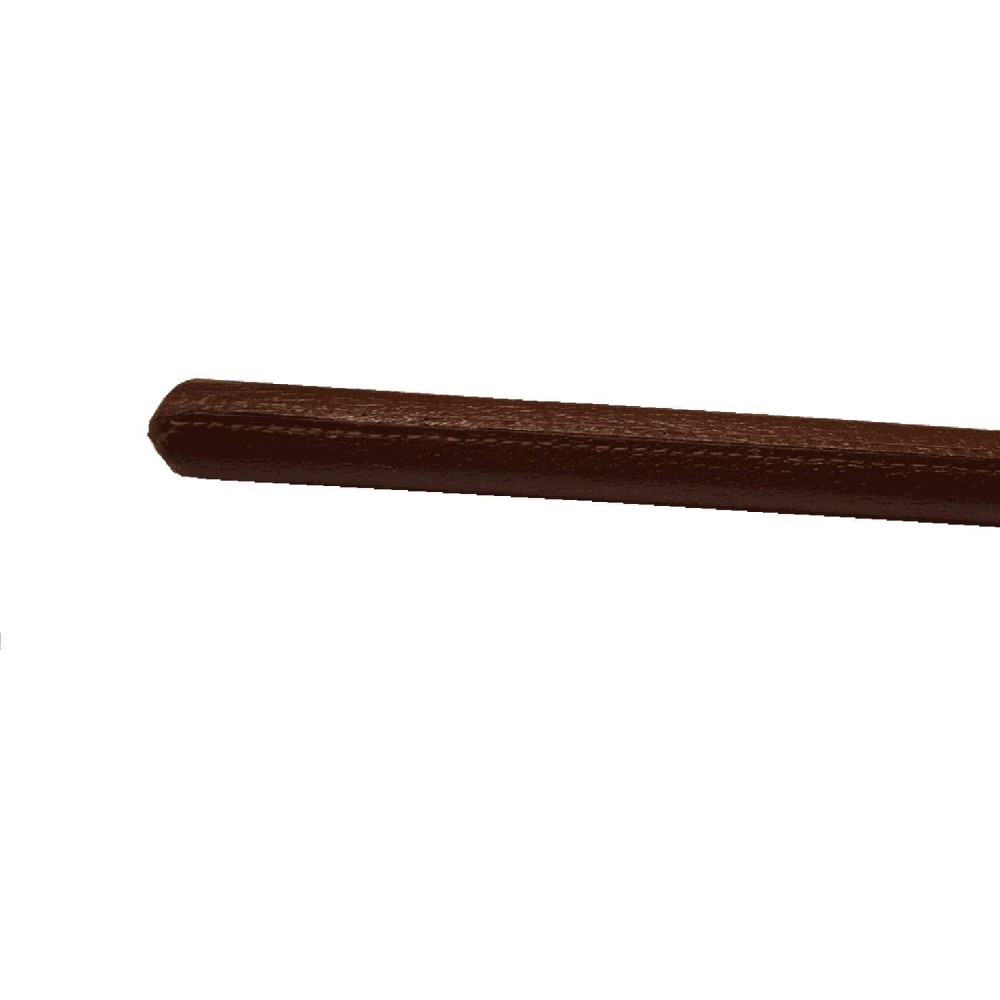 British Army 24 Cosh Cane | BLACK Leather Crop Swagger Stick