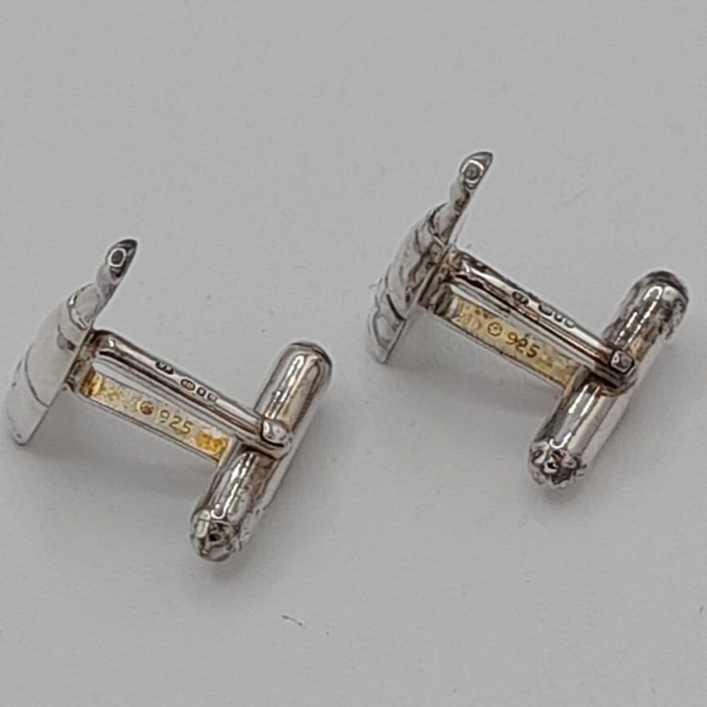 Cufflinks Champagne Bottle | Sterling Silver 925 | Veritas
