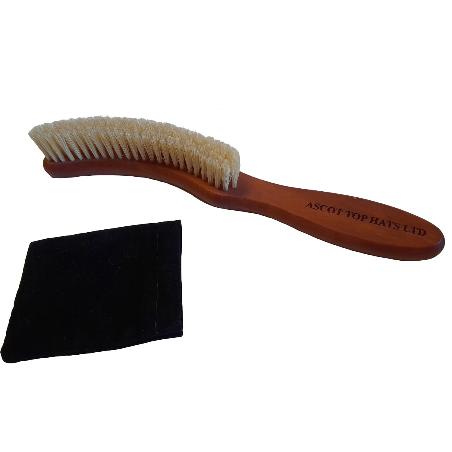 Hat Brush | Curved Brim Brush and Velvet Fingermouse