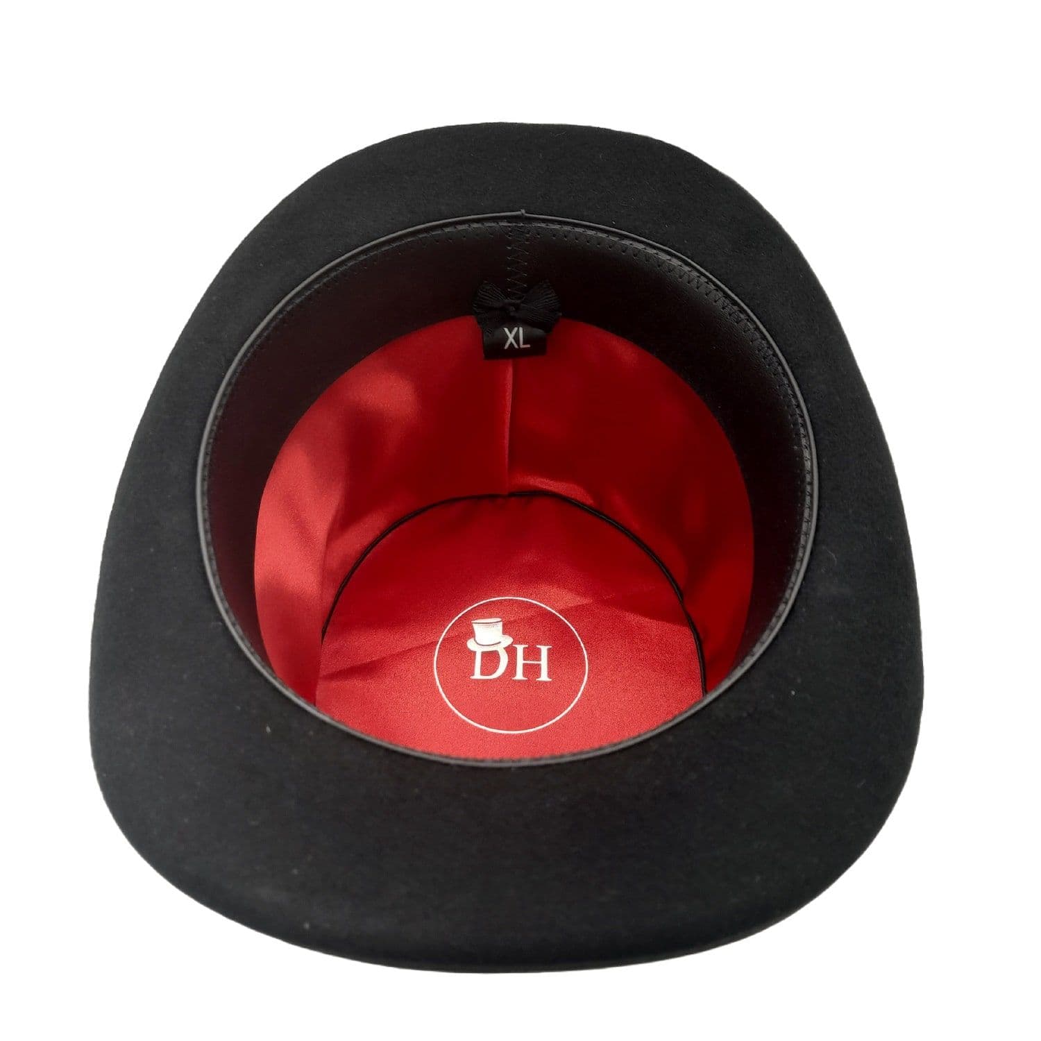 Black Wool Felt Top Hat | Denton Fashion TALLER Topper