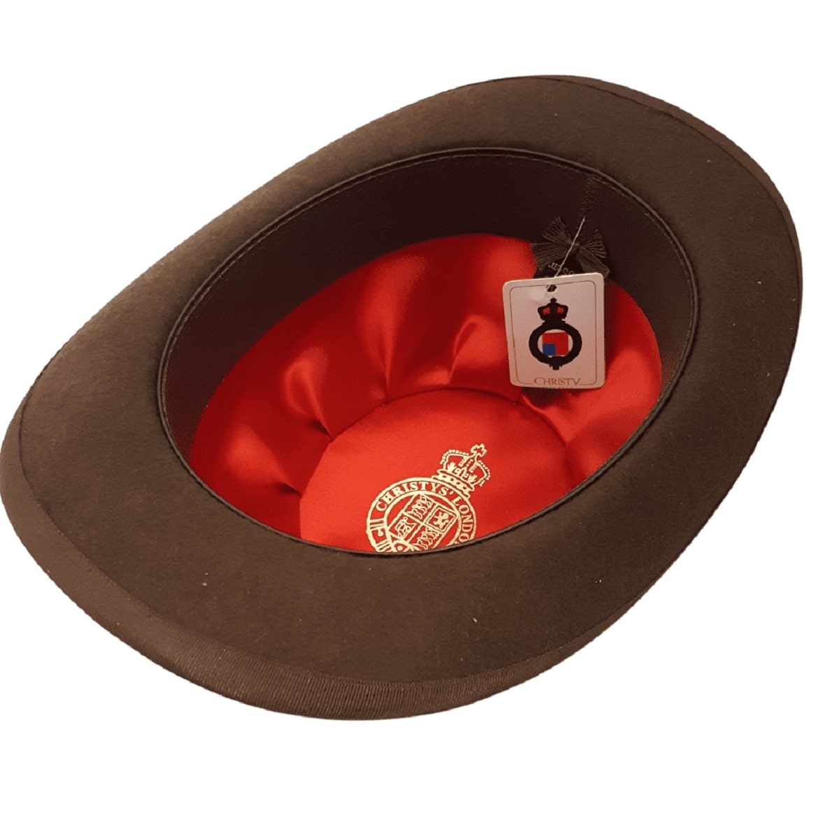 Brown Wool Felt Bowler Hat | Christys with Leather Sweatband