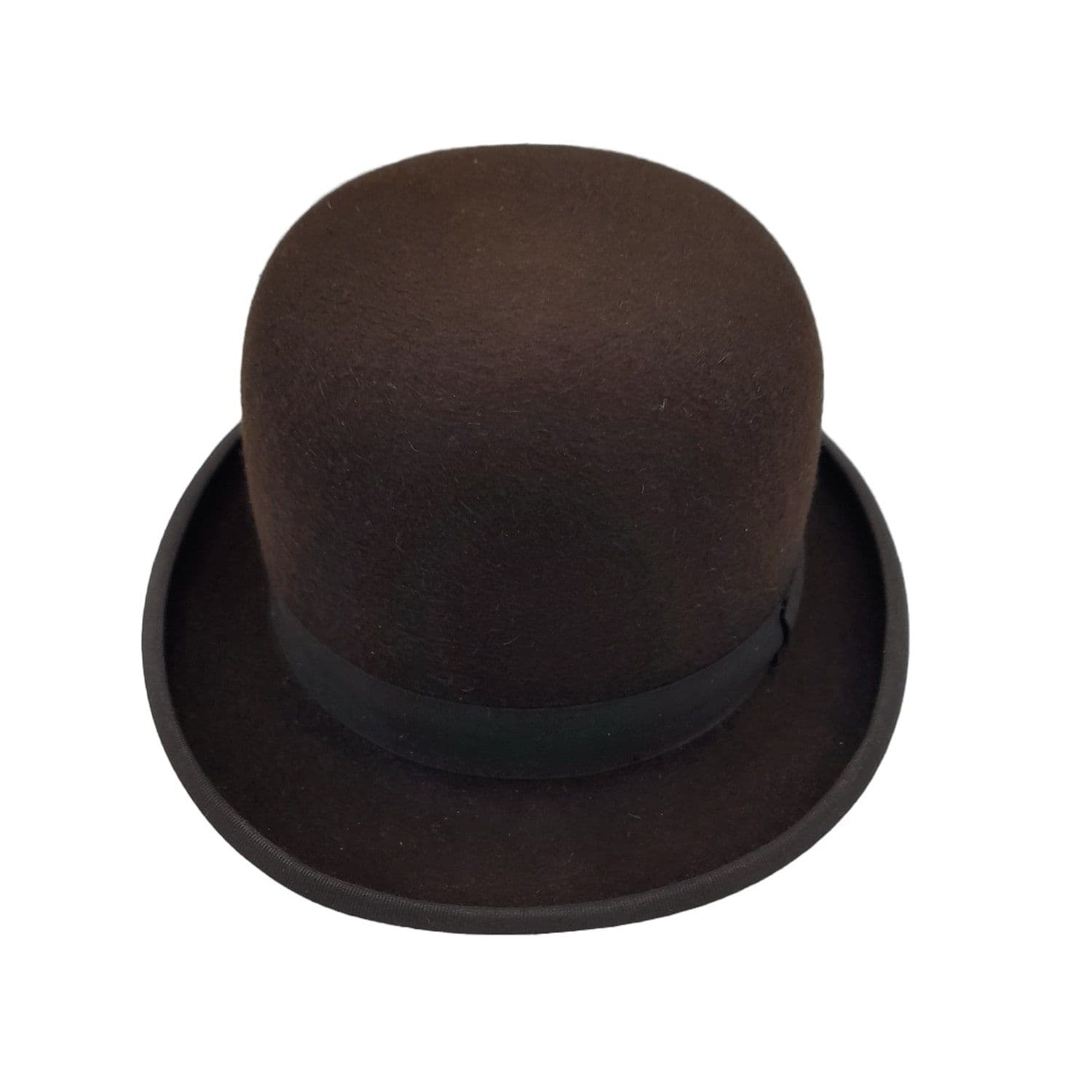 Dark Brown Fur Felt Bowler Hat | Ascot Top Hats