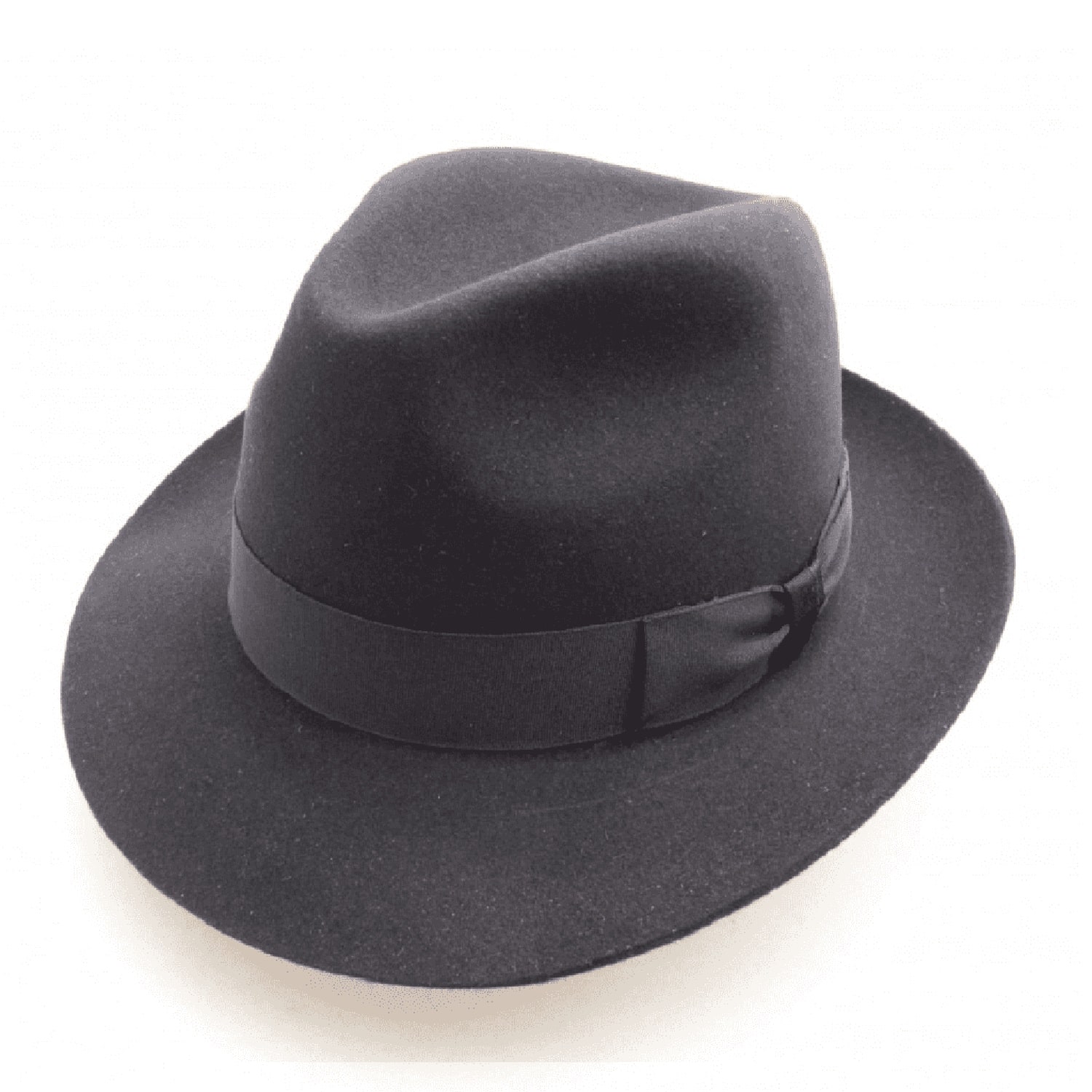 Fine Fur Felt Fedora | Dark Navy Blue | Stratford