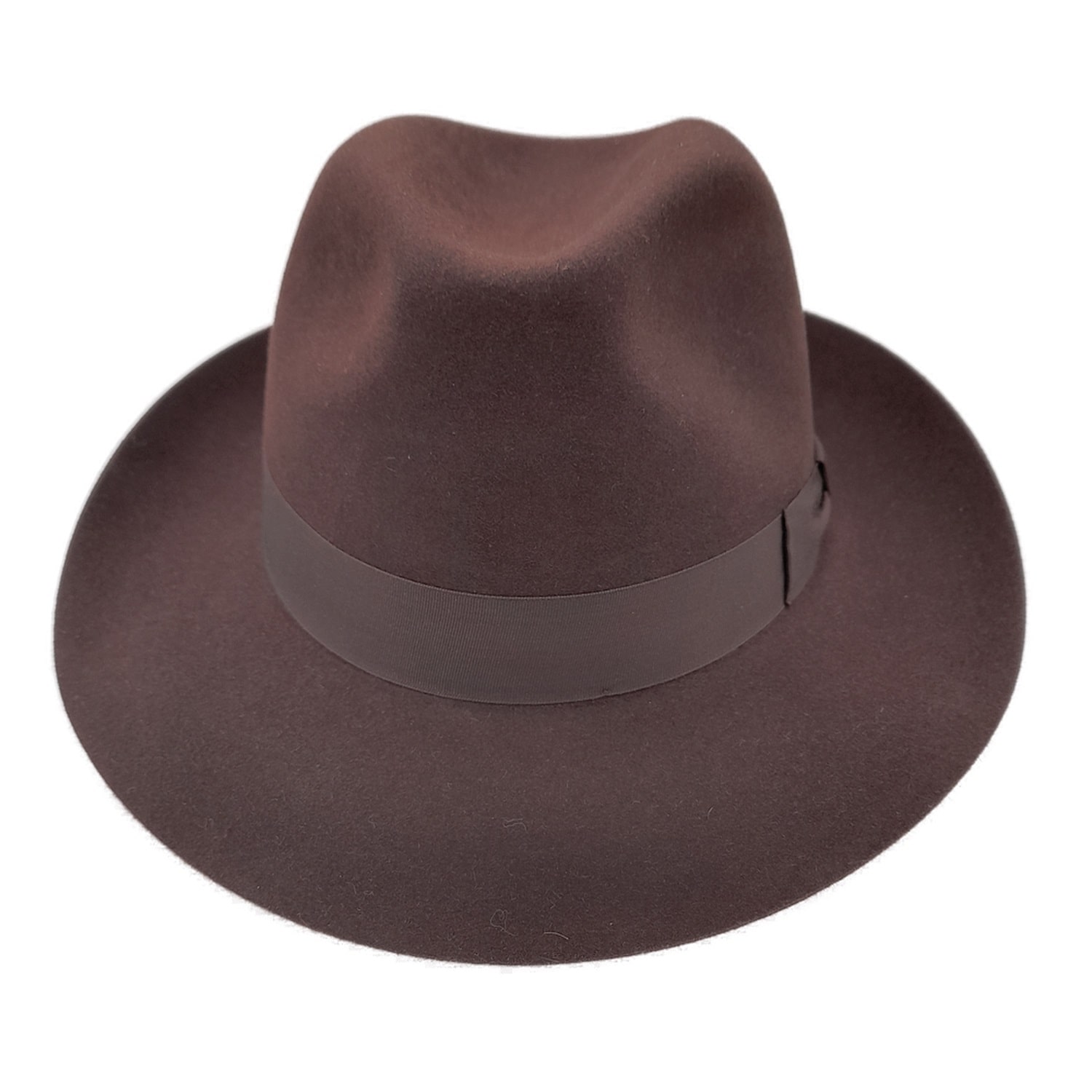 Fine Fur Felt Fedora | Dark Brown | Stratford